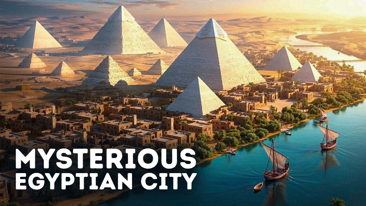 Discovering an ancient Egyptian city and its hidden treasures