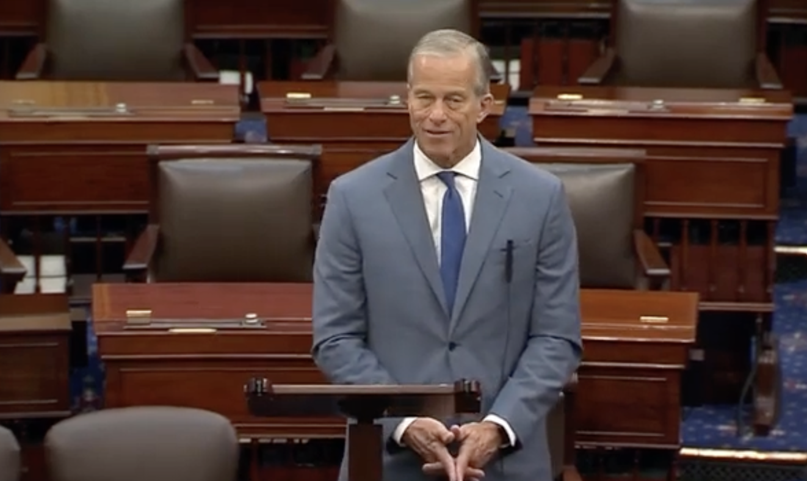 'It's really quite shameful': John Thune scolds Democratic colleagues ...