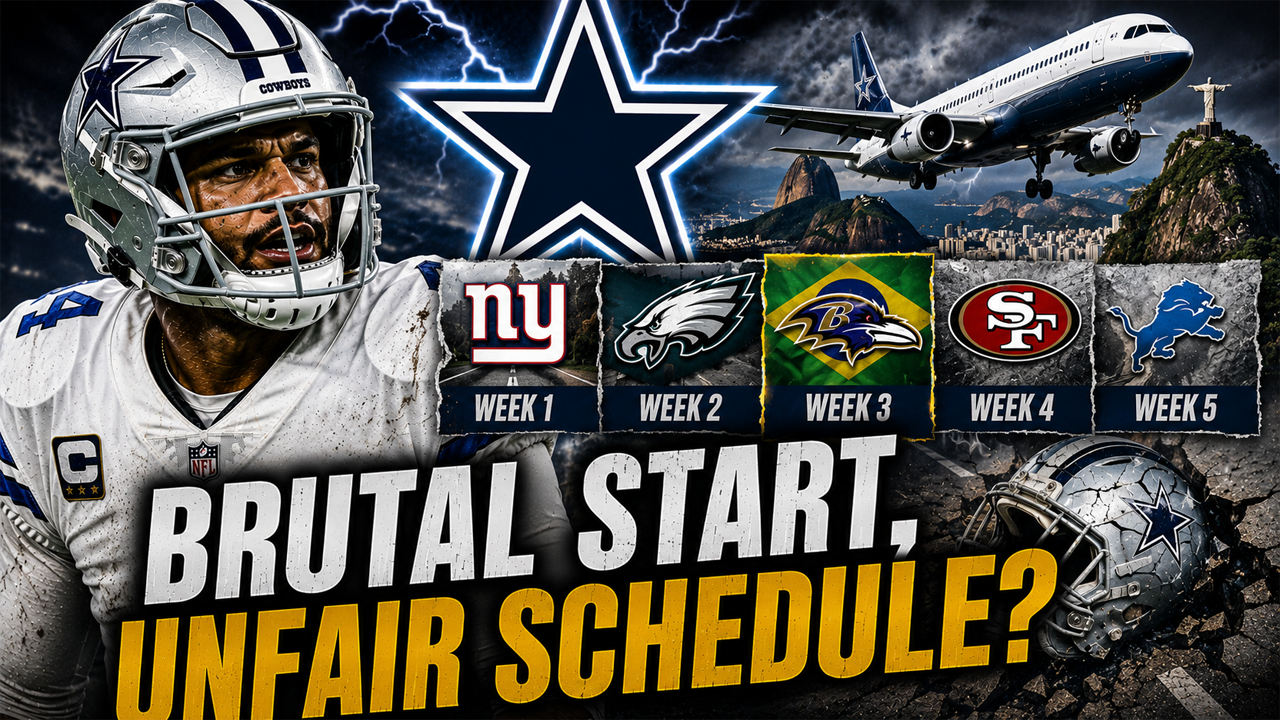 NFL hands Cowboys brutal opening stretch again