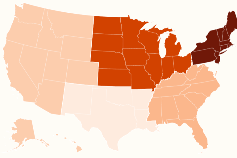 Lyme disease warning as map shows tick bite surge across US