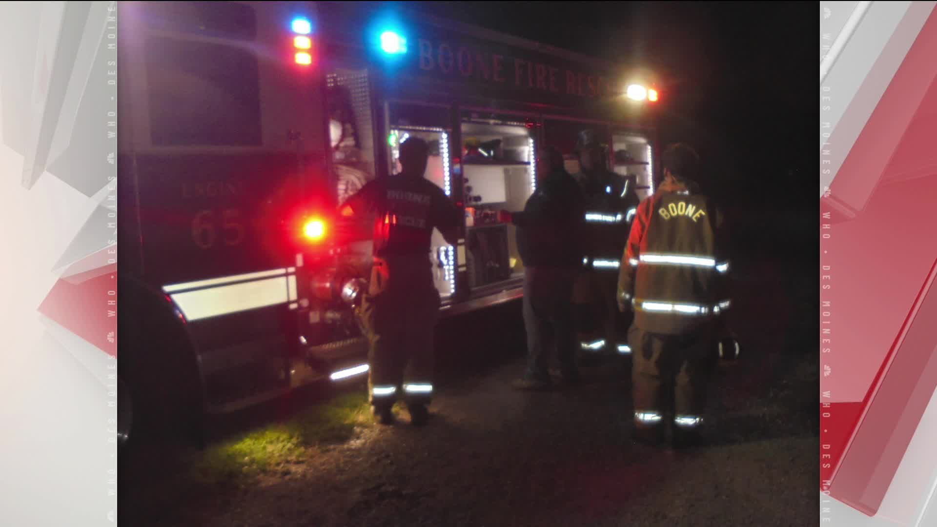Lightning strike sparks house fire in Boone