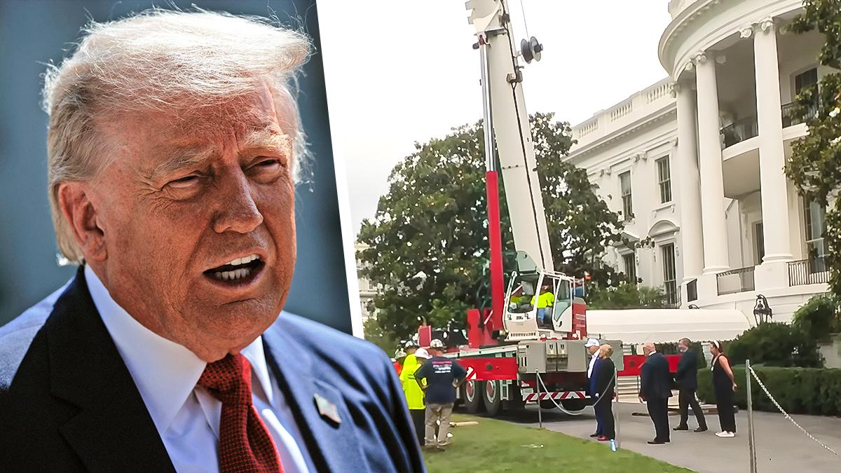 Donald Trump mixes up timeline of his own White House project as ...