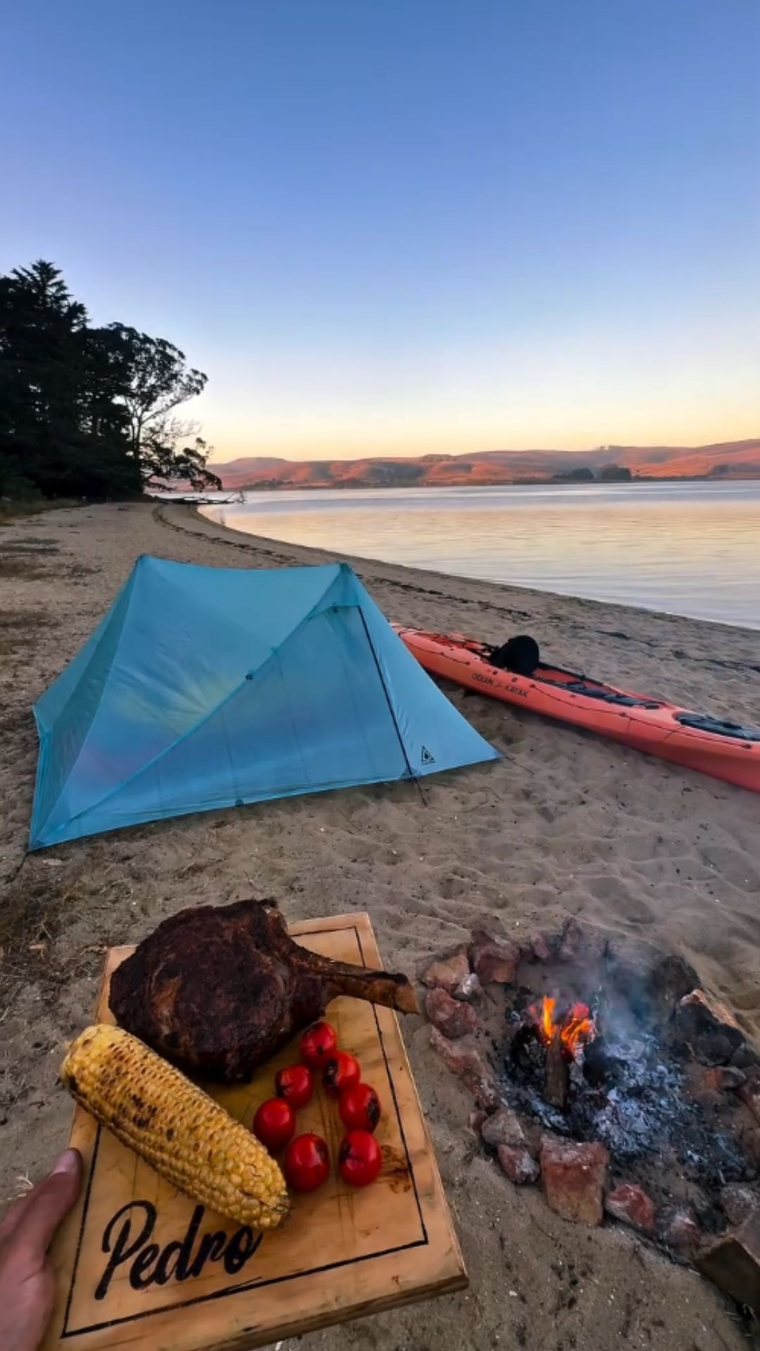 A quiet beach in Point Reyes and the perfect tomahawk steak