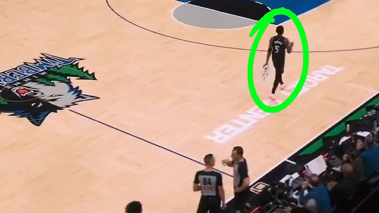 Ant was down 33 and started dapping up the Spurs - "You can't raise the ...
