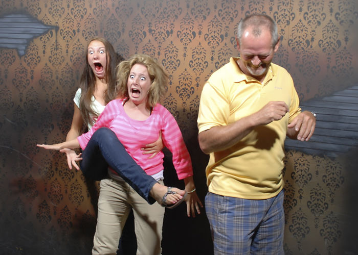 99 hysterical moments when people got scared to death at a haunted ...