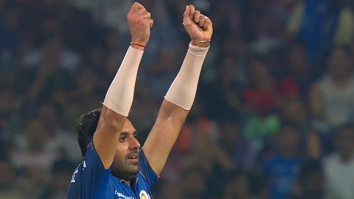 Deepak Chahar recreates note celebration after dismissing Finn Allen ...