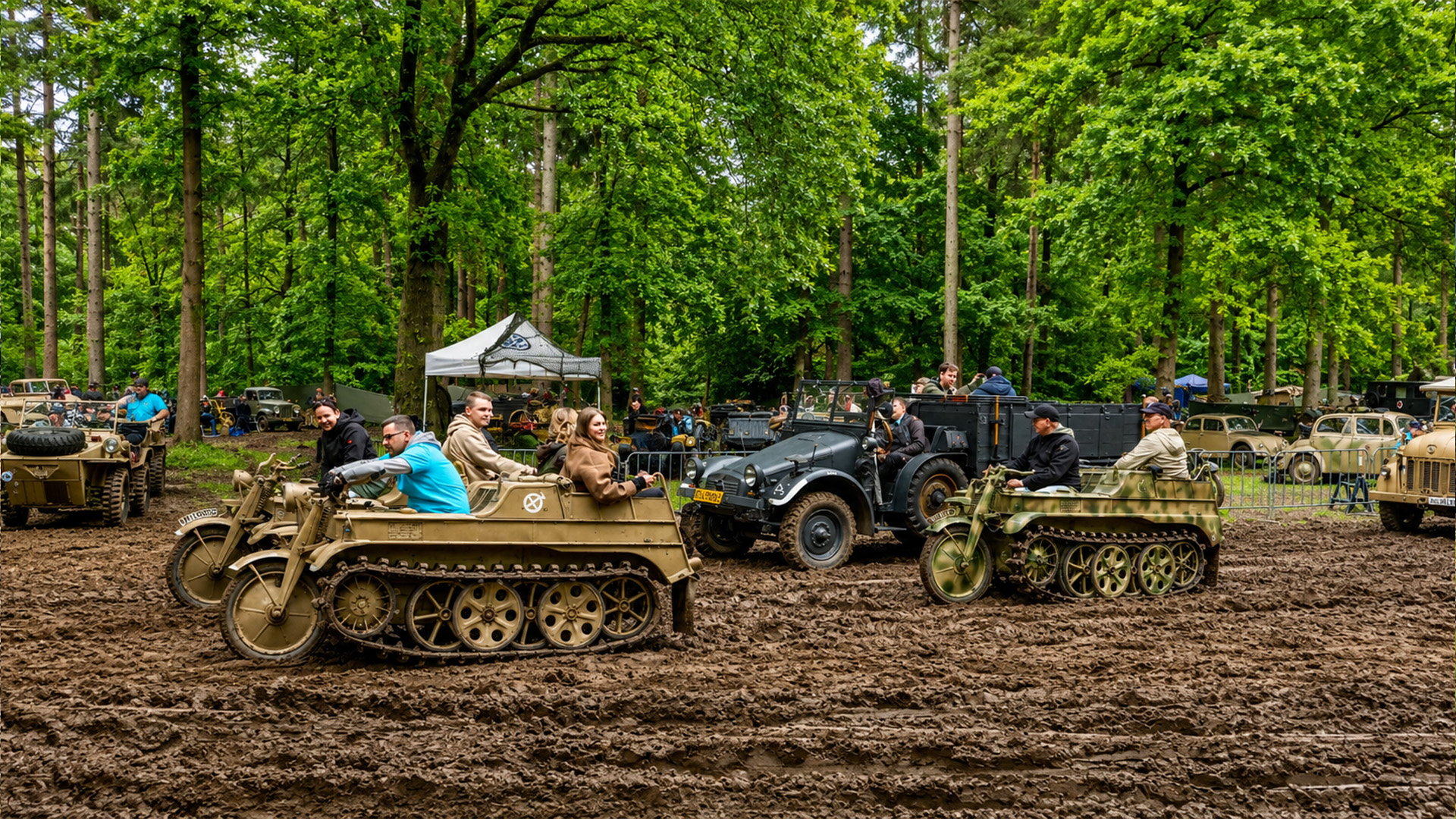 Militracks Overloon 2026 celebrates historic WWII vehicles in action (4K)