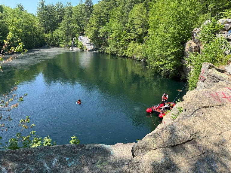 Wayland firefighters take part in dive team training