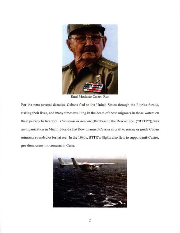 Former Cuban president Raul Castro charged with murder in US