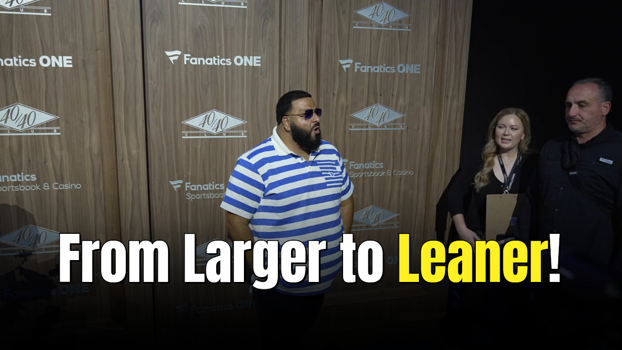 DJ Khaled shows slimmer physique at Miami F1 Grand Prix after weight ...