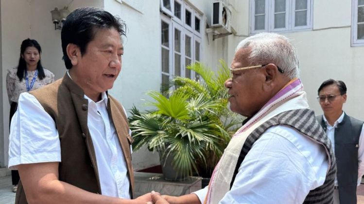Union minister reviews development projects in Nagaland's Longleng district
