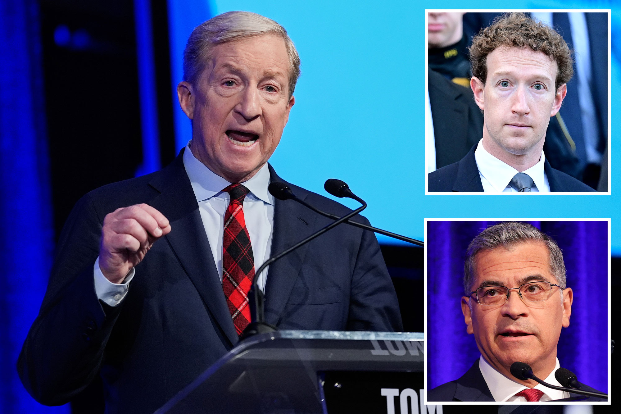 Tom Steyer gives middle finger to Mark Zuckerberg over contribution in ...