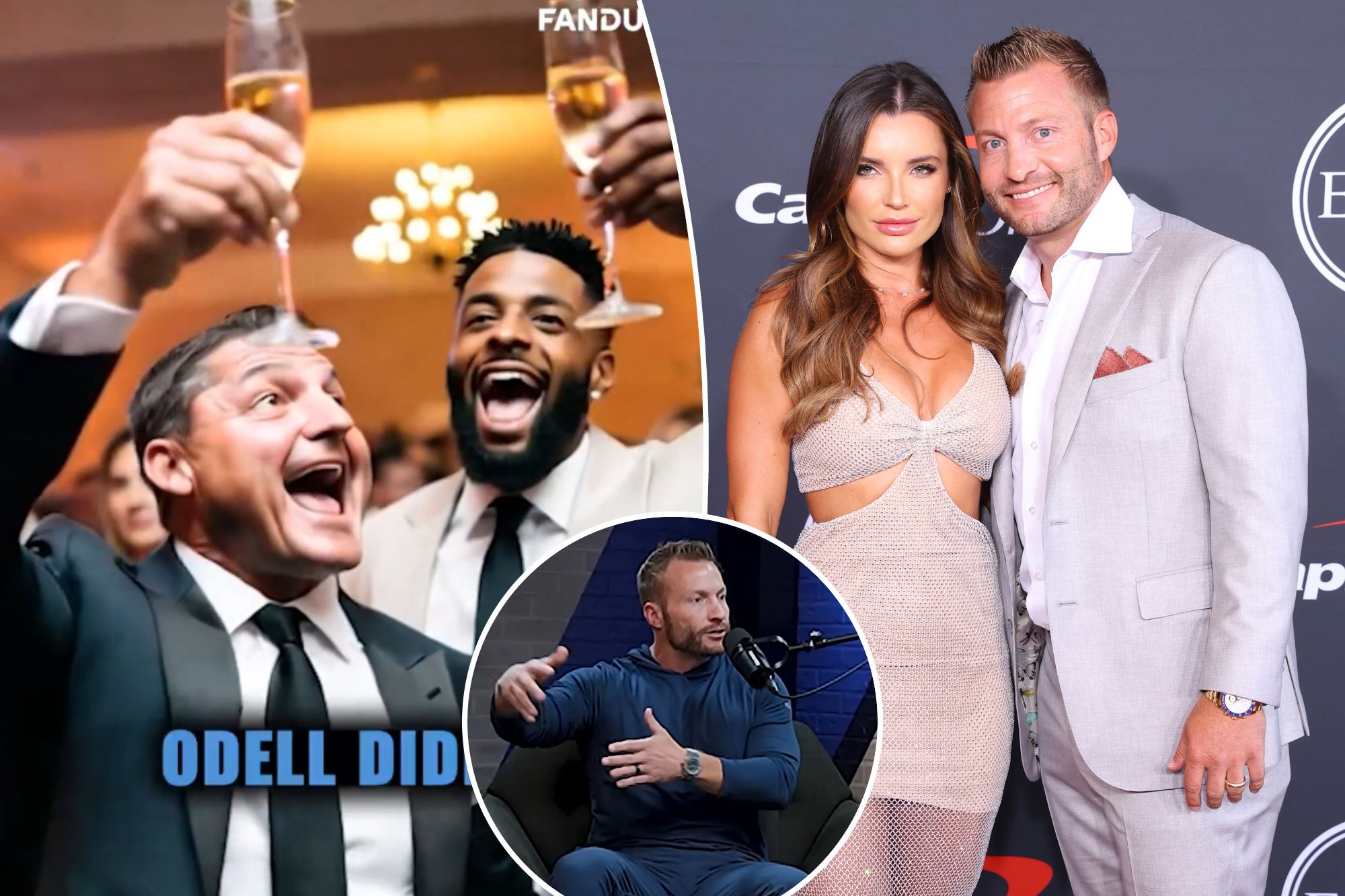 Sean McVay tells inside story of Odell Beckham, Ed Orgeron crashing his ...