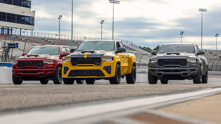 Street truck revival! Ram Rumble Bee offers 170 mph, three V-8s, and ...