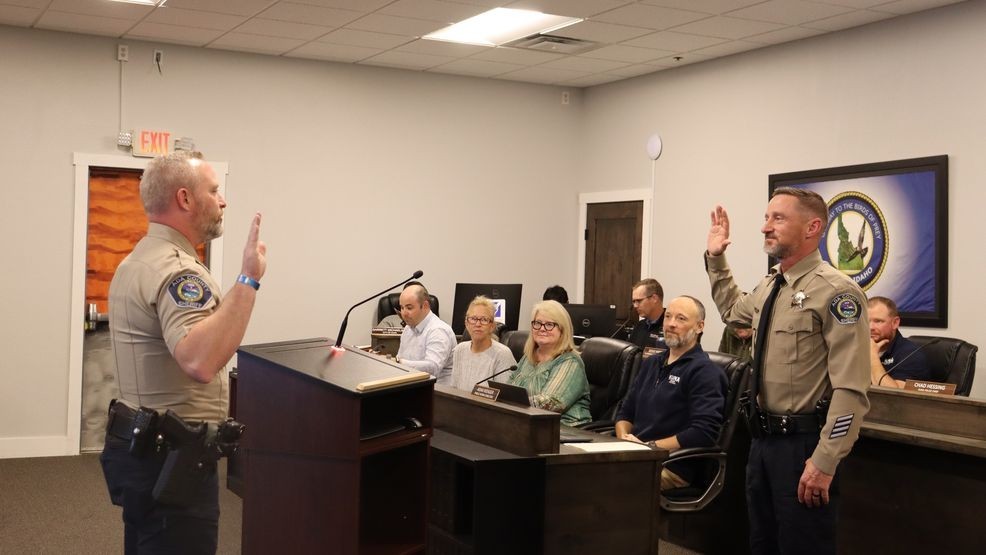 Kuna swears in Chad Hessing as new chief of police