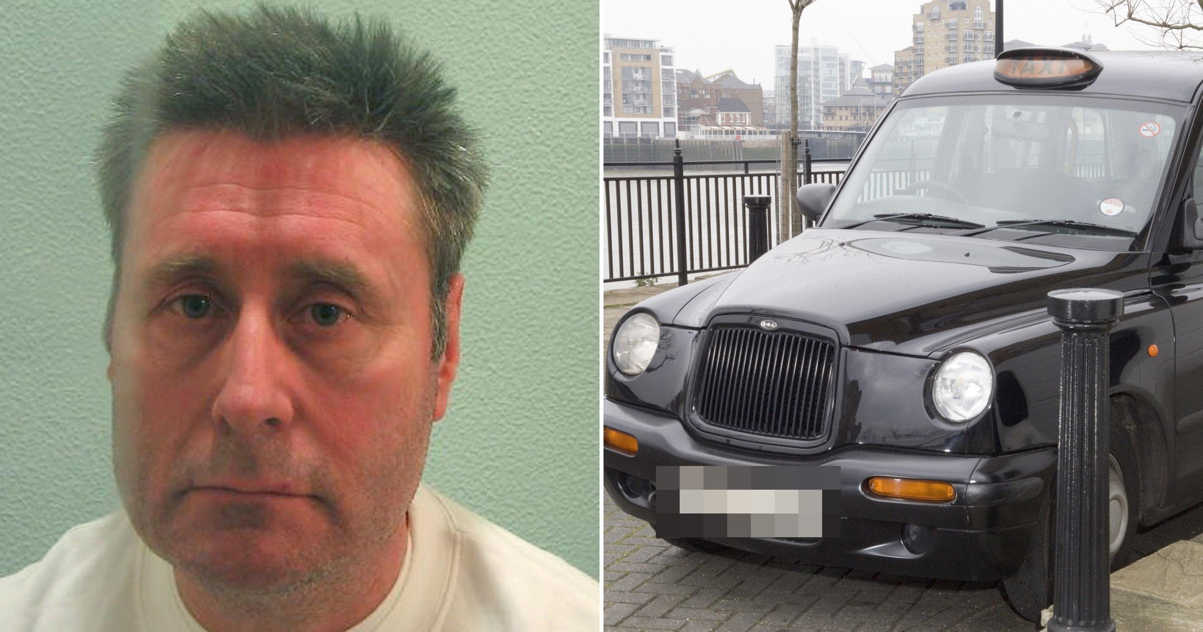 The black cab driver feared to have attacked hundreds of women