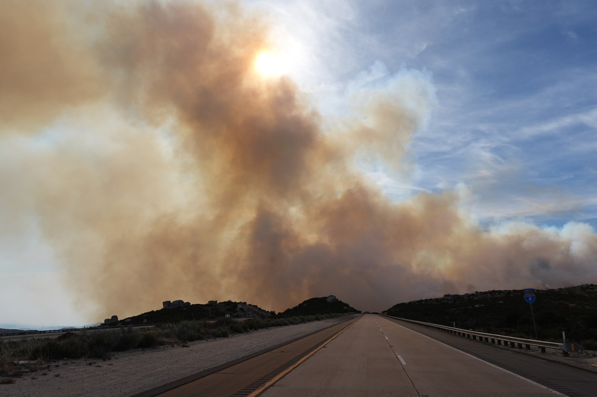 Brush fire burns with critical rate of spread, forces evacuations in Campo