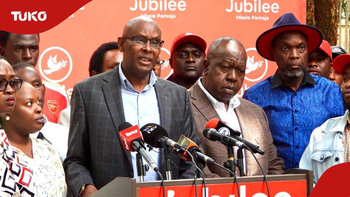 Jubilee Party urges Kenyans to reject Finance Bill 2026, terms it punitive