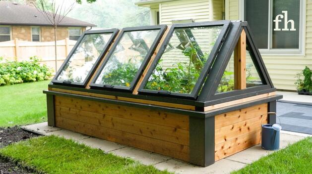 How to build a raised bed greenhouse