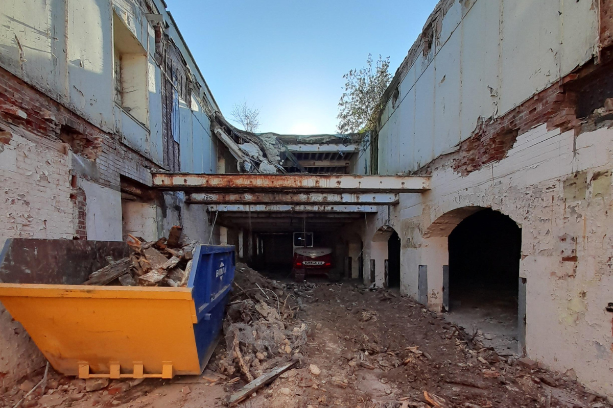 'Huge' enabling works completed at dilapidated Royal Navy Rum Store in ...