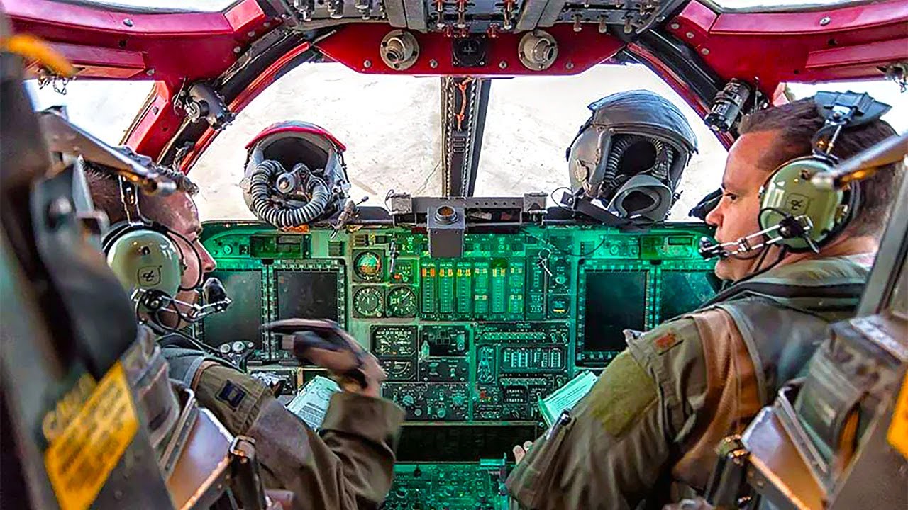 Cockpit footage captures B-1 bomber pushing past the speed of sound