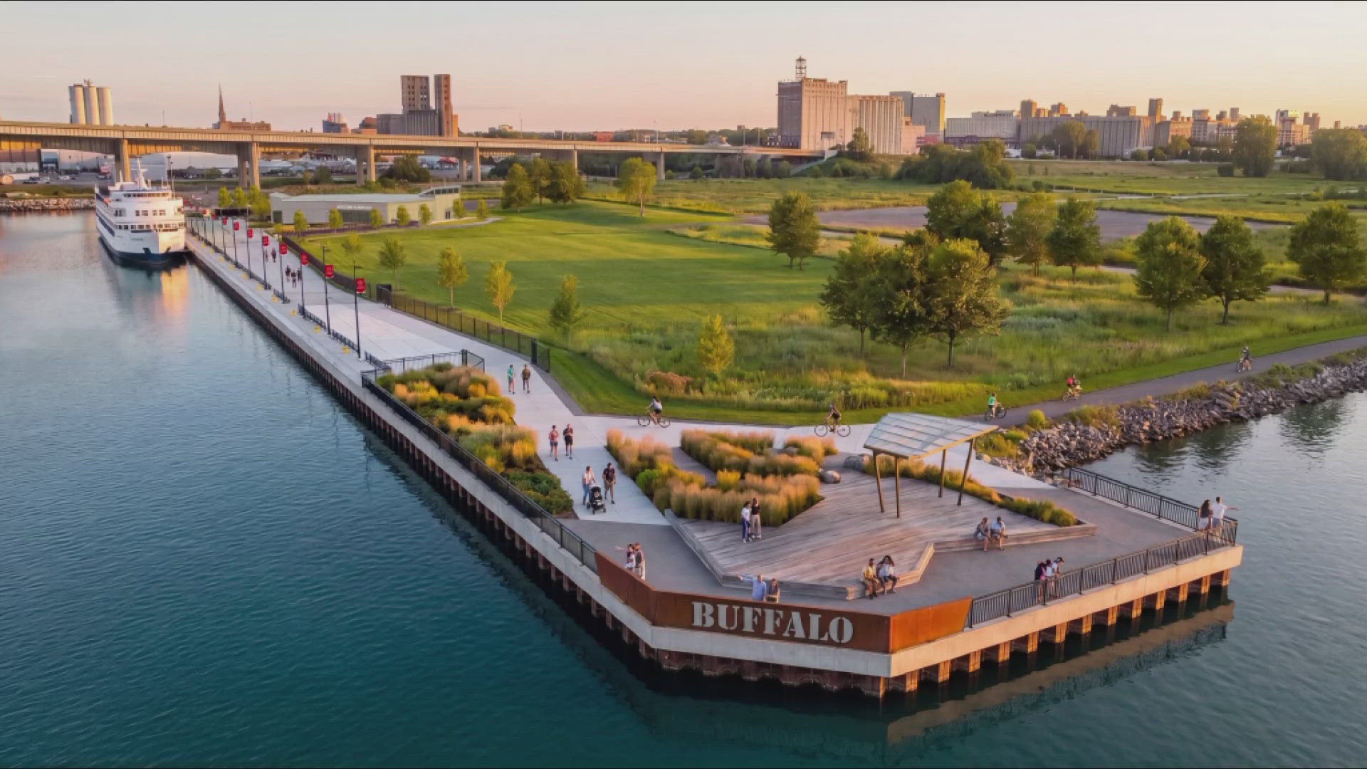New images of Buffalo cruise ship terminal at the Outer Harbor
