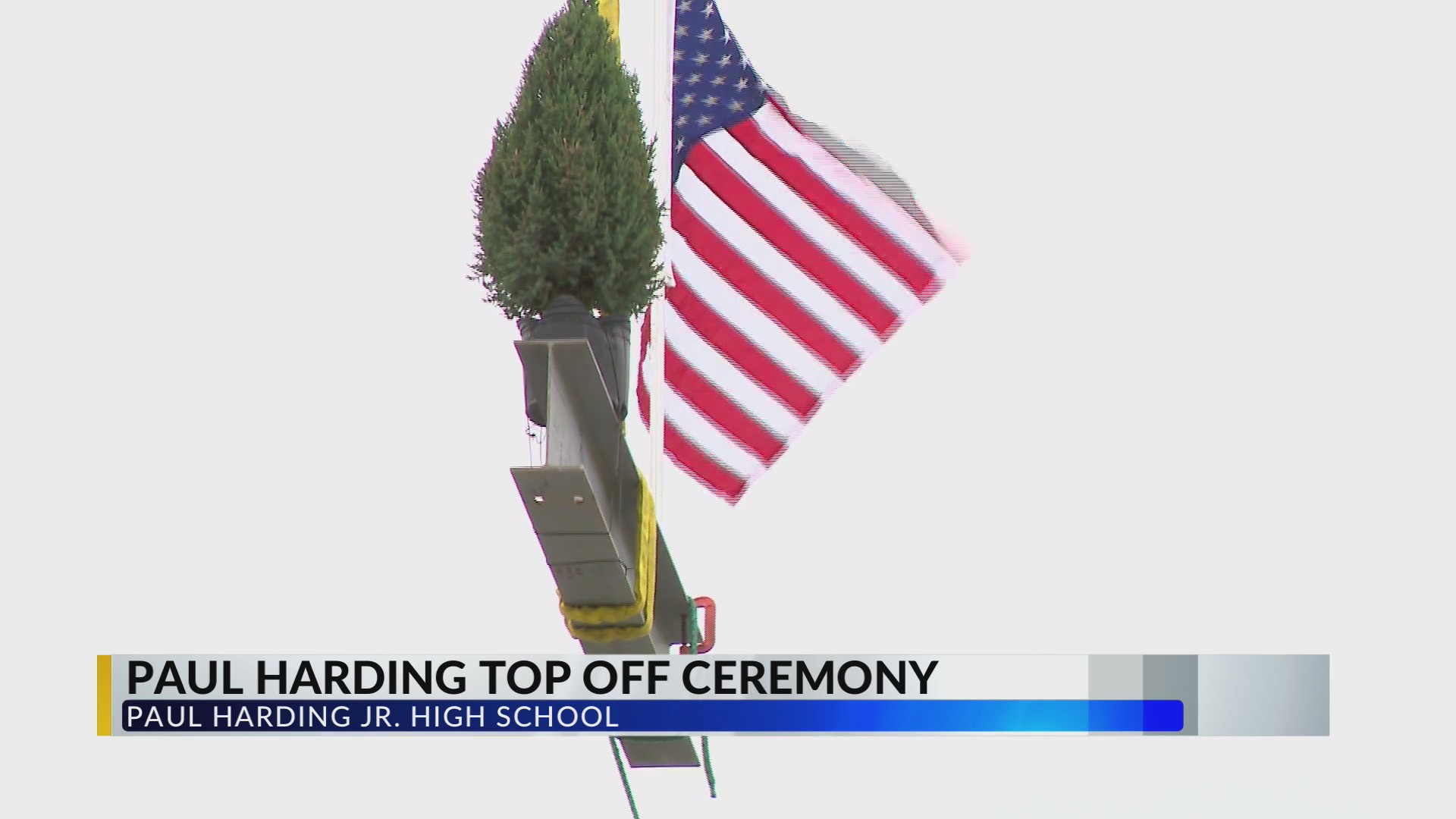 Paul Harding top off ceremony