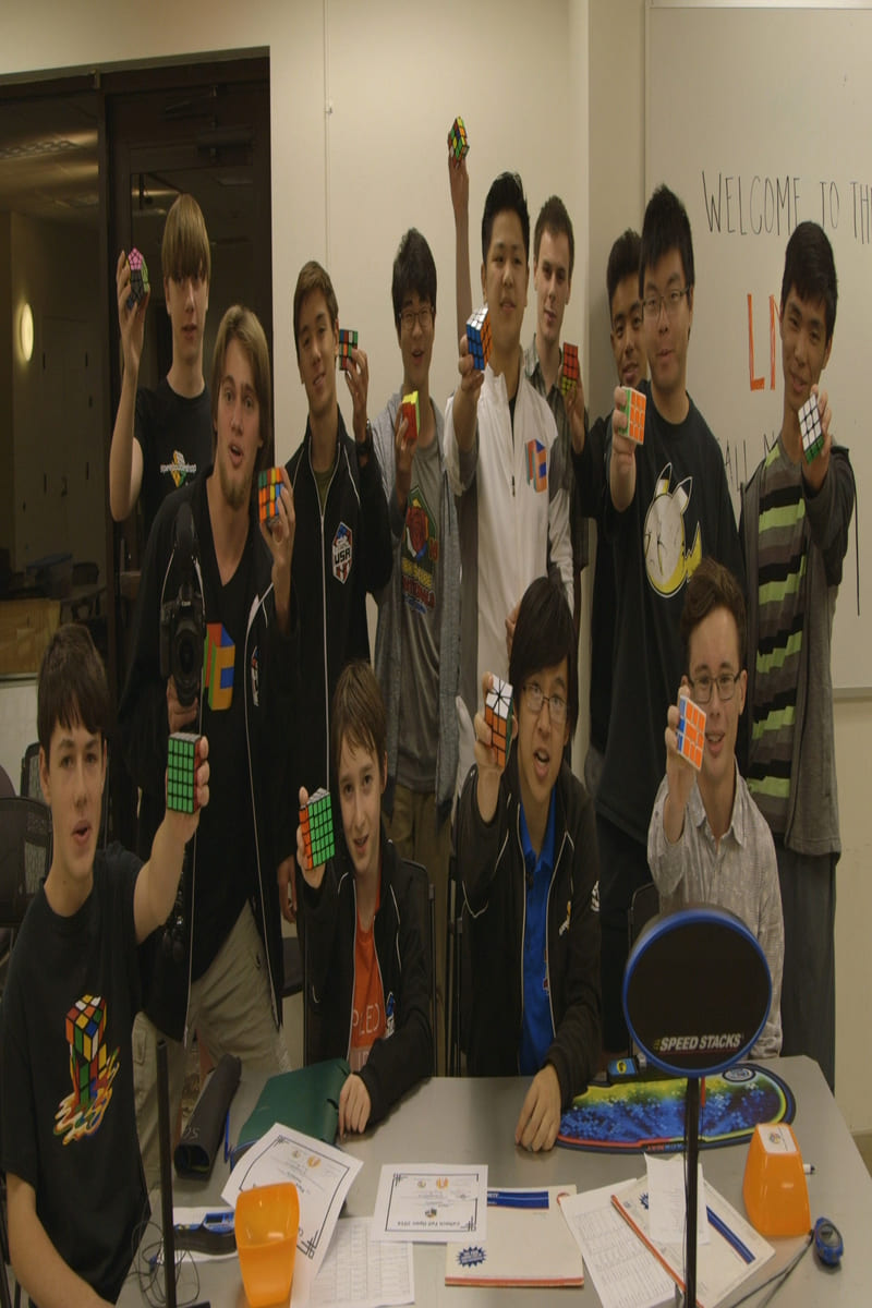 Competitive speedcuber solves Rubik’s cubes fast