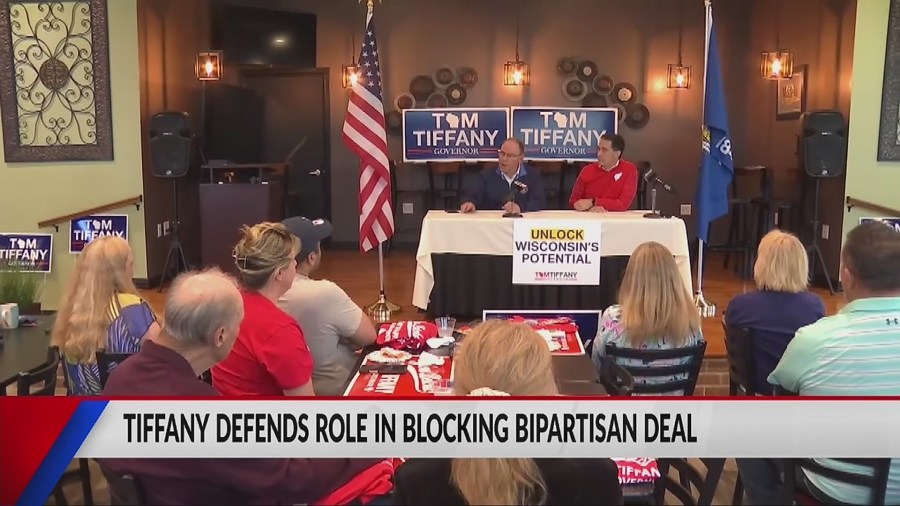 Tom Tiffany defends role in blocking bipartisan deal