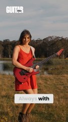 Australian Guitarist Andrea Krakovska Sets Herself Head And Shoulders ...