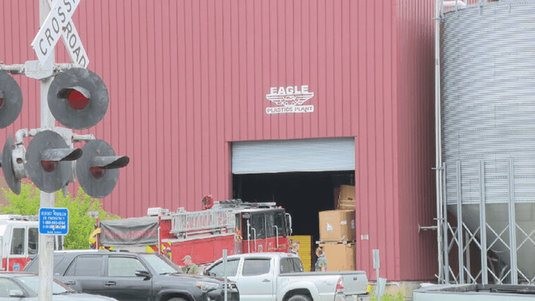 Eagle Manufacturing blaze draws multi-agency response; fire contained ...