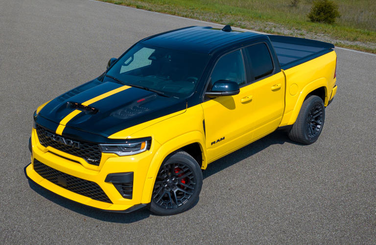 2027 Ram SRT Rumble Bee revealed as a shorty street truck with 777-HP V8