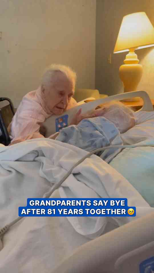 Couple shares heartbreaking final goodbye after 81 years together