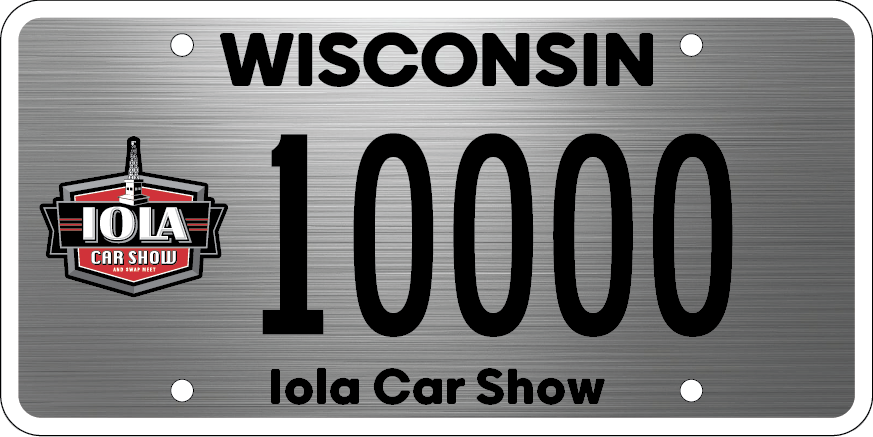 Iola car show license plate coming soon for Wisconsin drivers