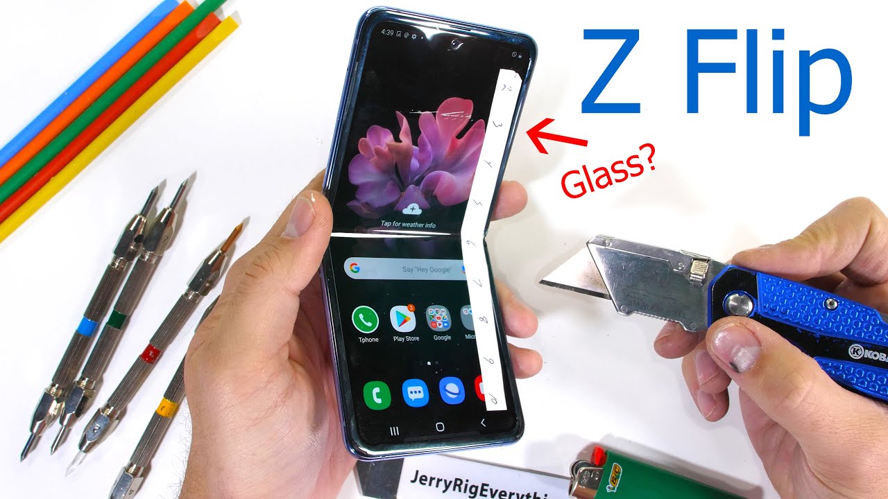 Is the Galaxy Z Flip’s folding glass a myth?