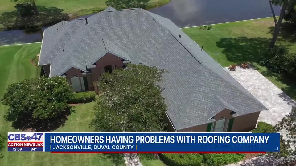 Homeowners having problems with roofing company