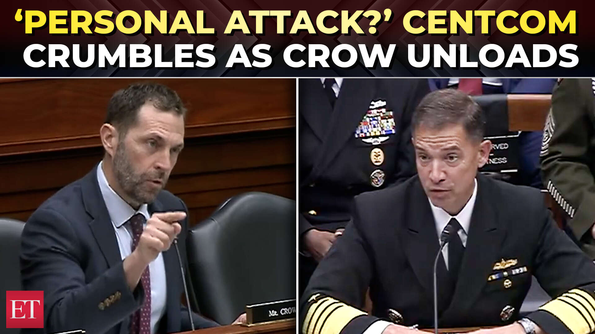 Answer the question Admiral Cooper: Jason Crow goes nuclear on CENTCOM ...