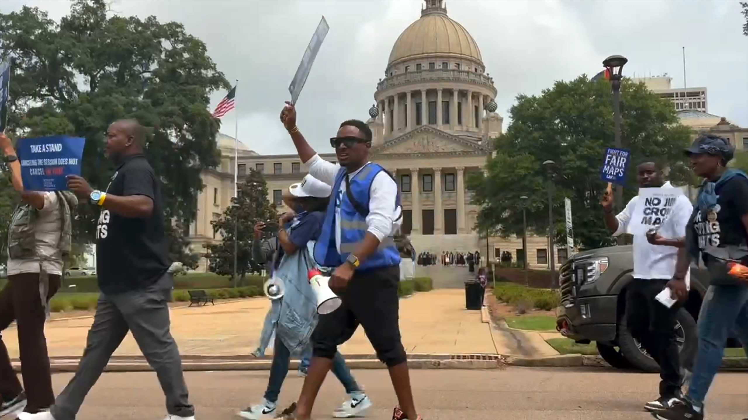 Rally held in Jackson in response to Voting Rights Act ruling