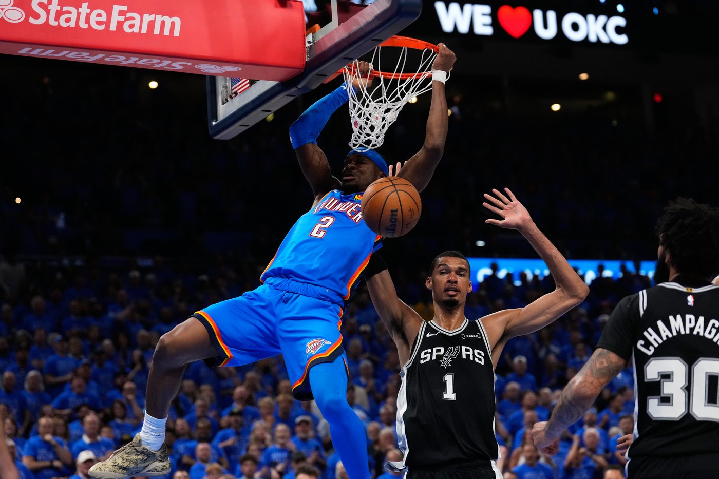 Bettor wins $30,000 on parlay placed on Spurs playoff win over Thunder