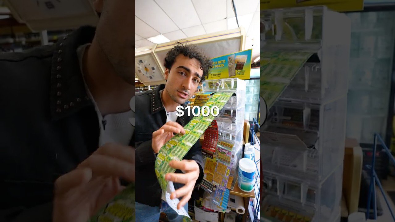 What happens when you spend $1,000 on lottery tickets?