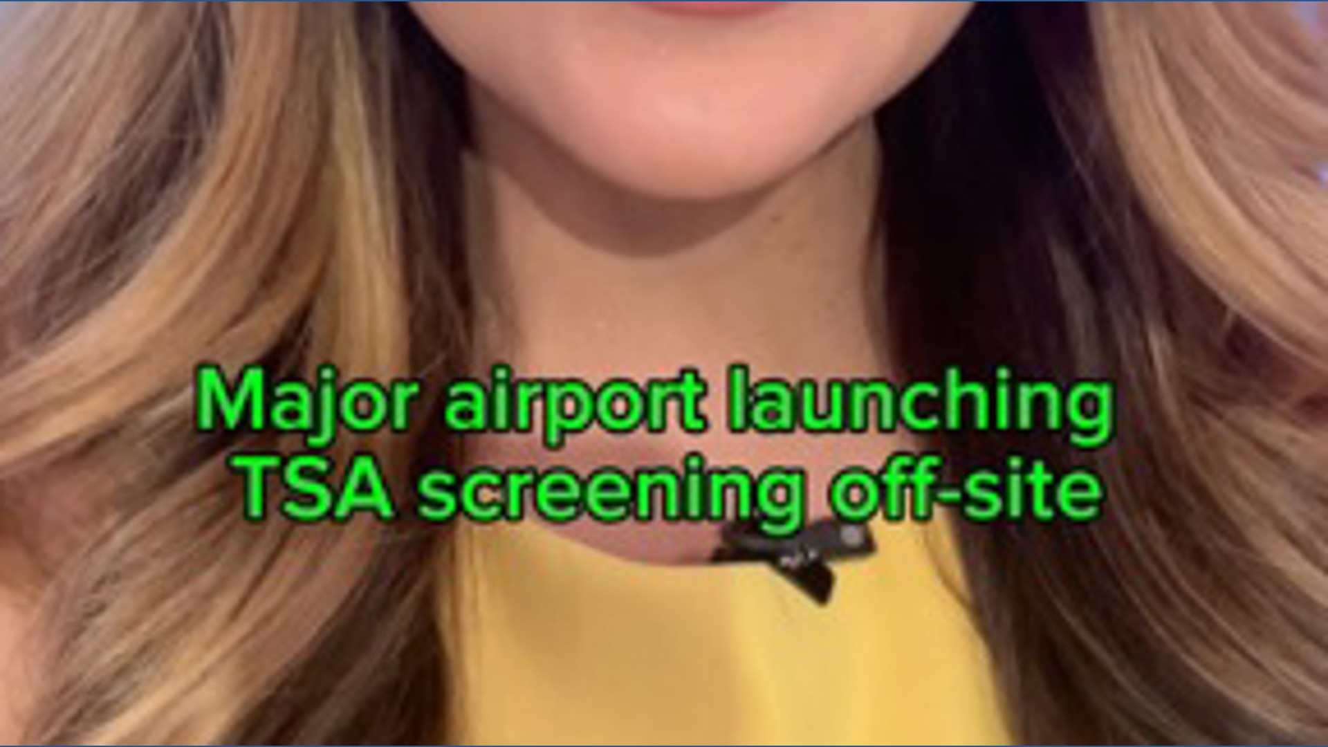 Major airport launching TSA screening off-site