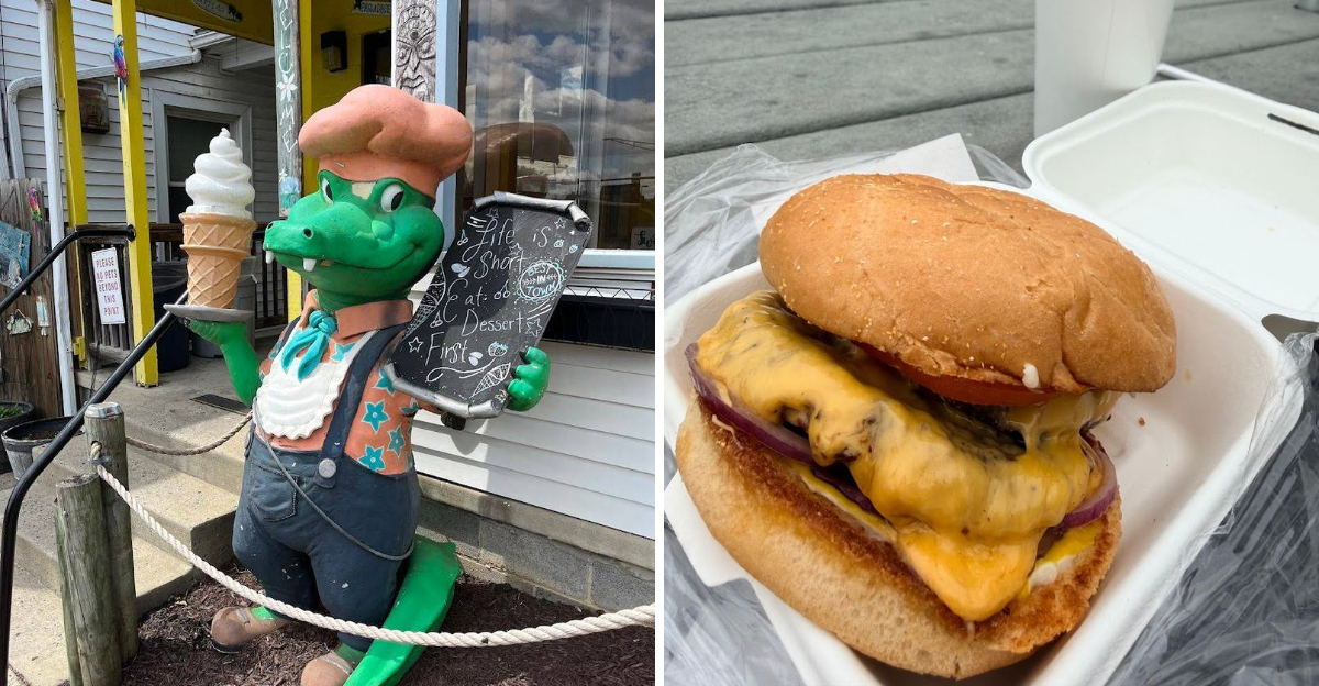 The giant cheeseburgers at this Maryland restaurant are worth the drive ...