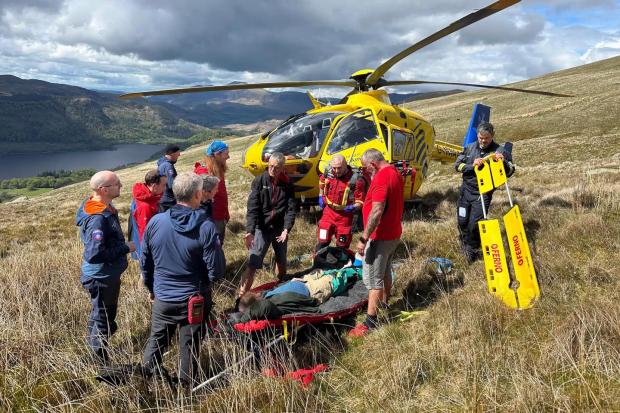 Lake District mountain rescue team and Helimed called out after walker ...