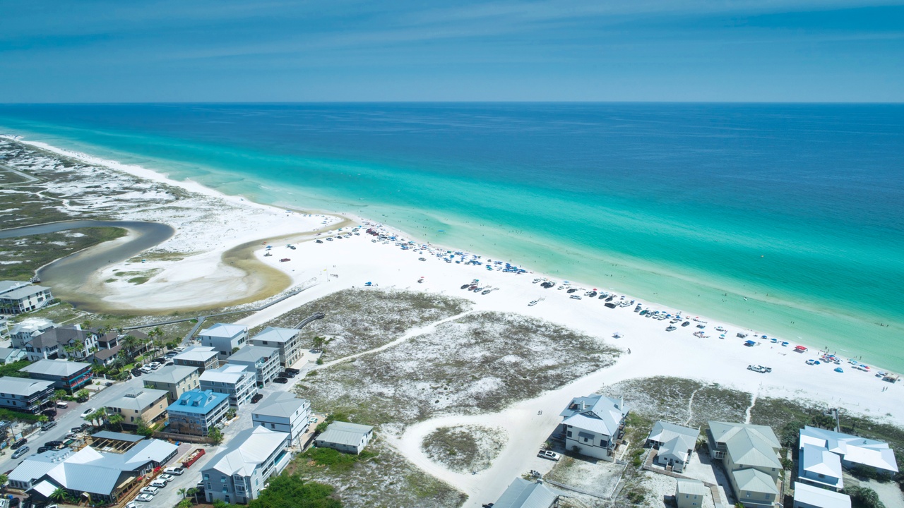 This Florida beach road has quartz sand that squeaks and art you need ...