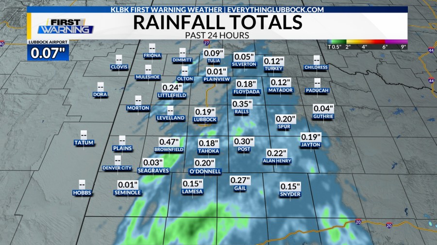 Rain winding down, more possible Thursday