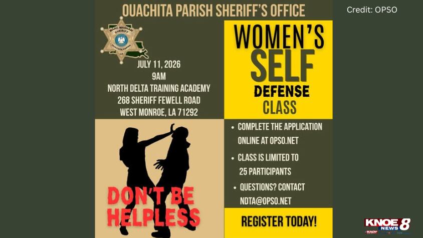 Women’s self-defense class set in Ouachita Parish
