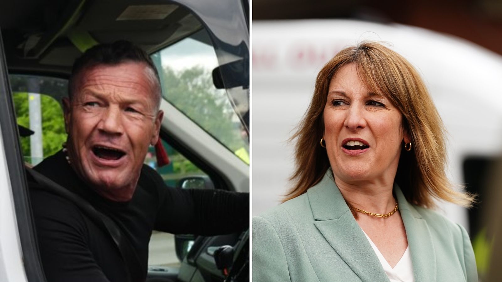 'You're ruining the country': Rachel Reeves heckled by driver