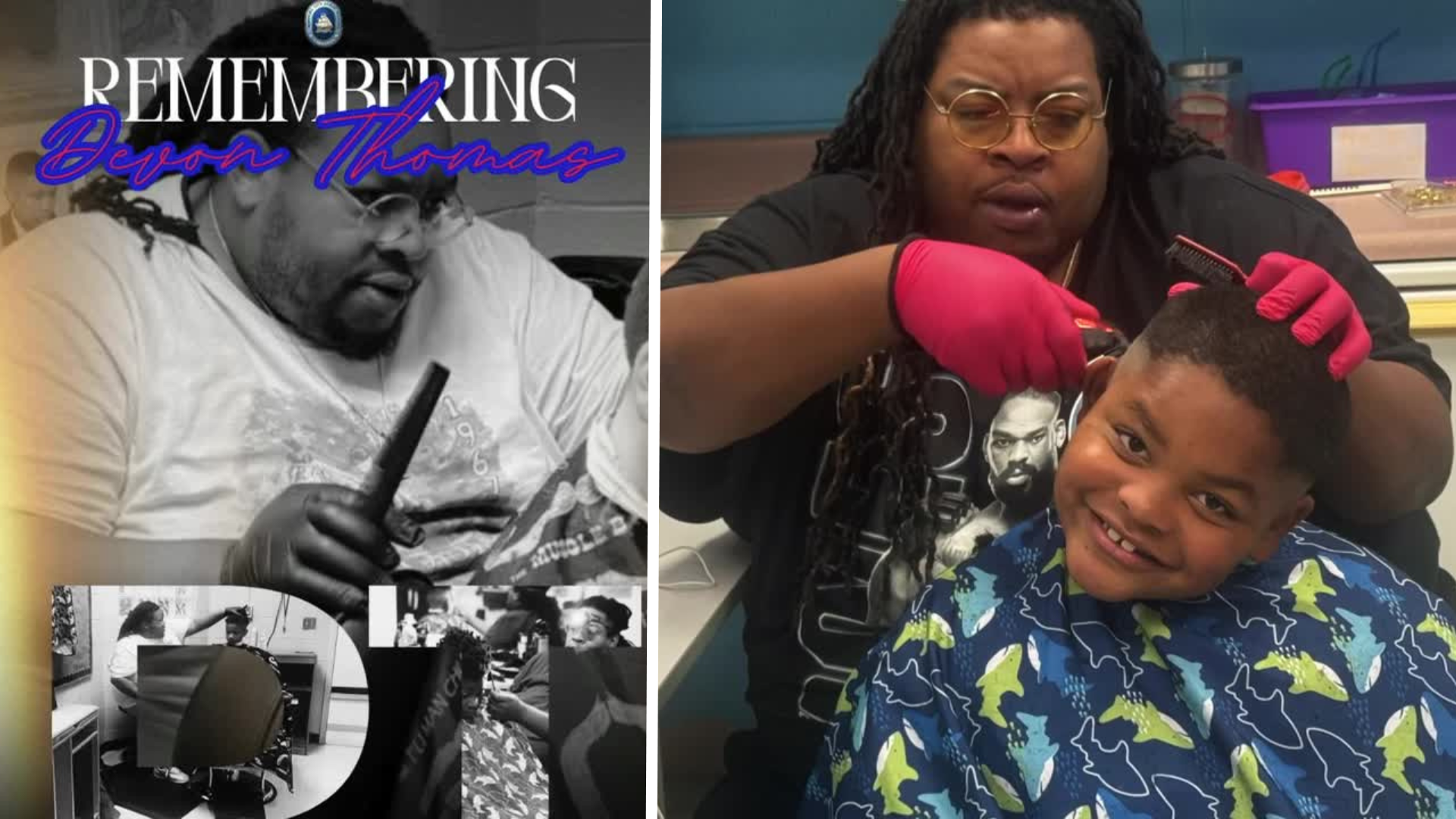 Devon Thomas, Hopewell barber who volunteered for students, dies at 29