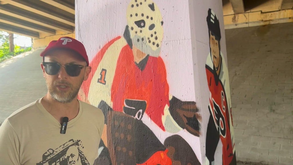 This Philadelphia street artist combines love of sports and art to ...