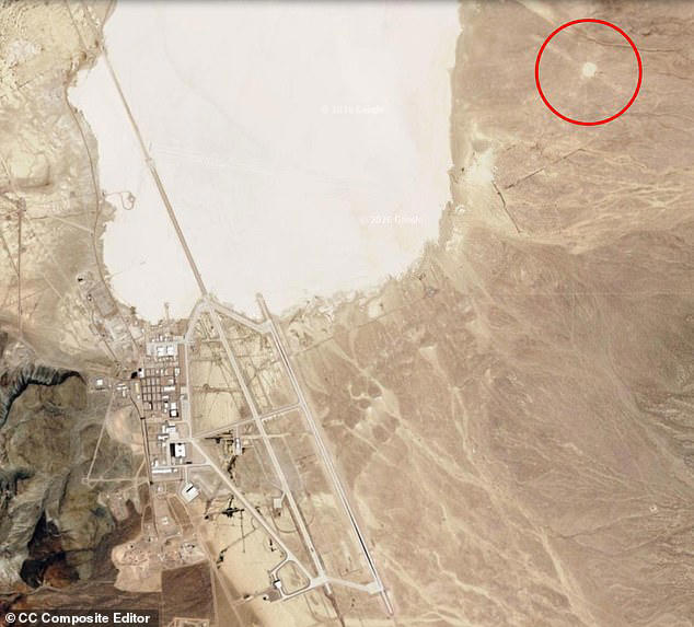 Mysterious circular structure spotted near Area 51 sparks theories of ...
